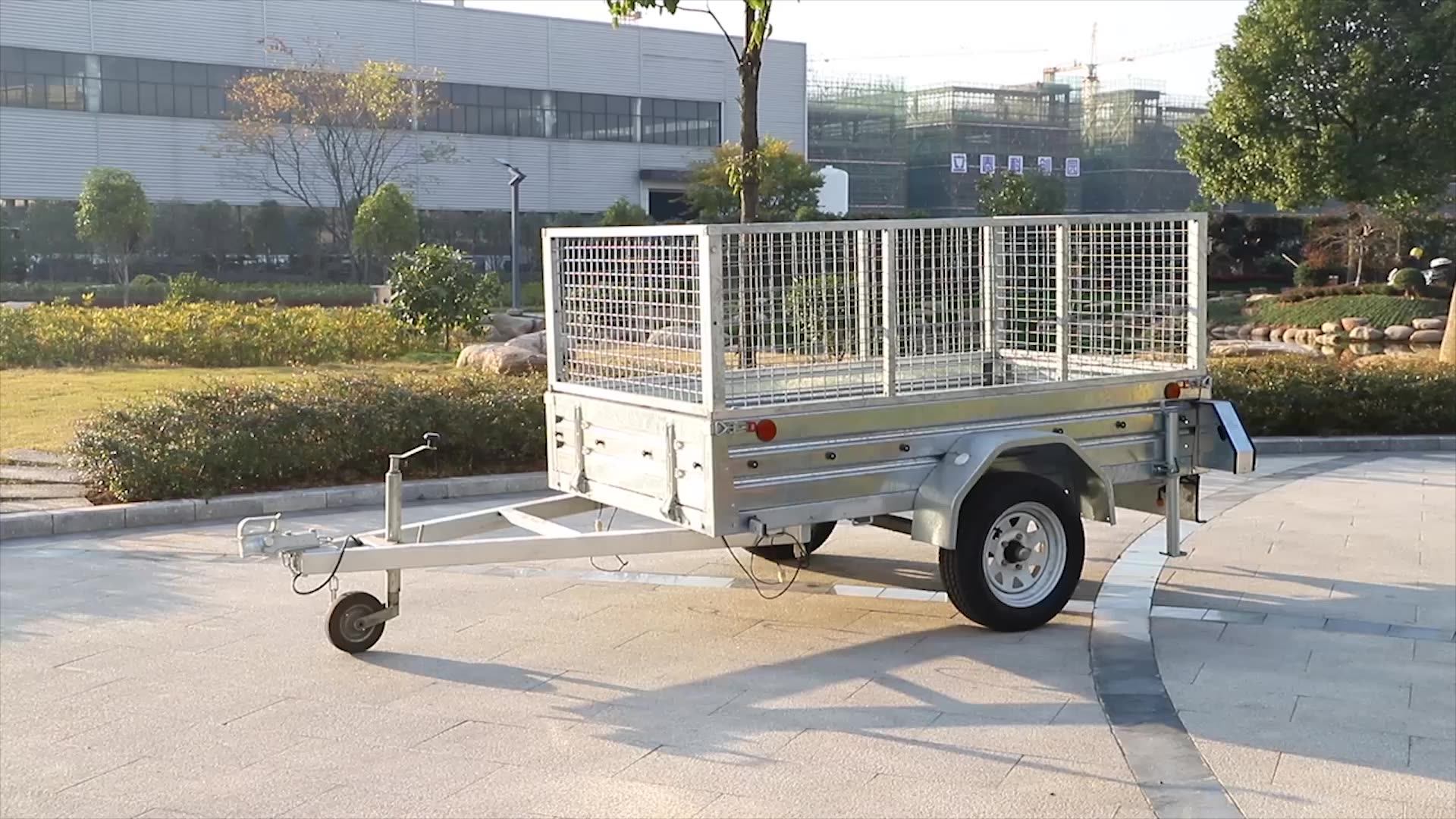 4x6 5x7 5x8 6x10 Mesh Ramp Cage Box Atv Utility Lanscape Car Truck Farm ...