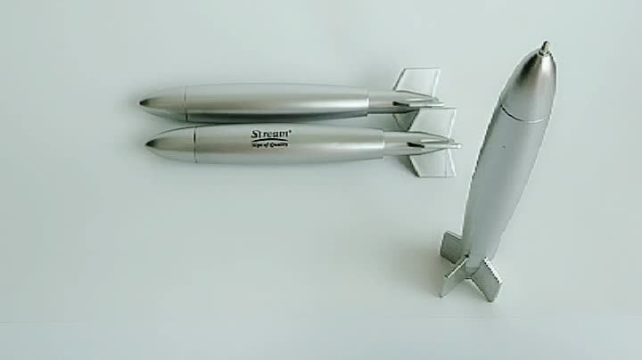 Click Rocket Shaped Bullet Space Pen With Logo Promotion - Buy Bullet ...