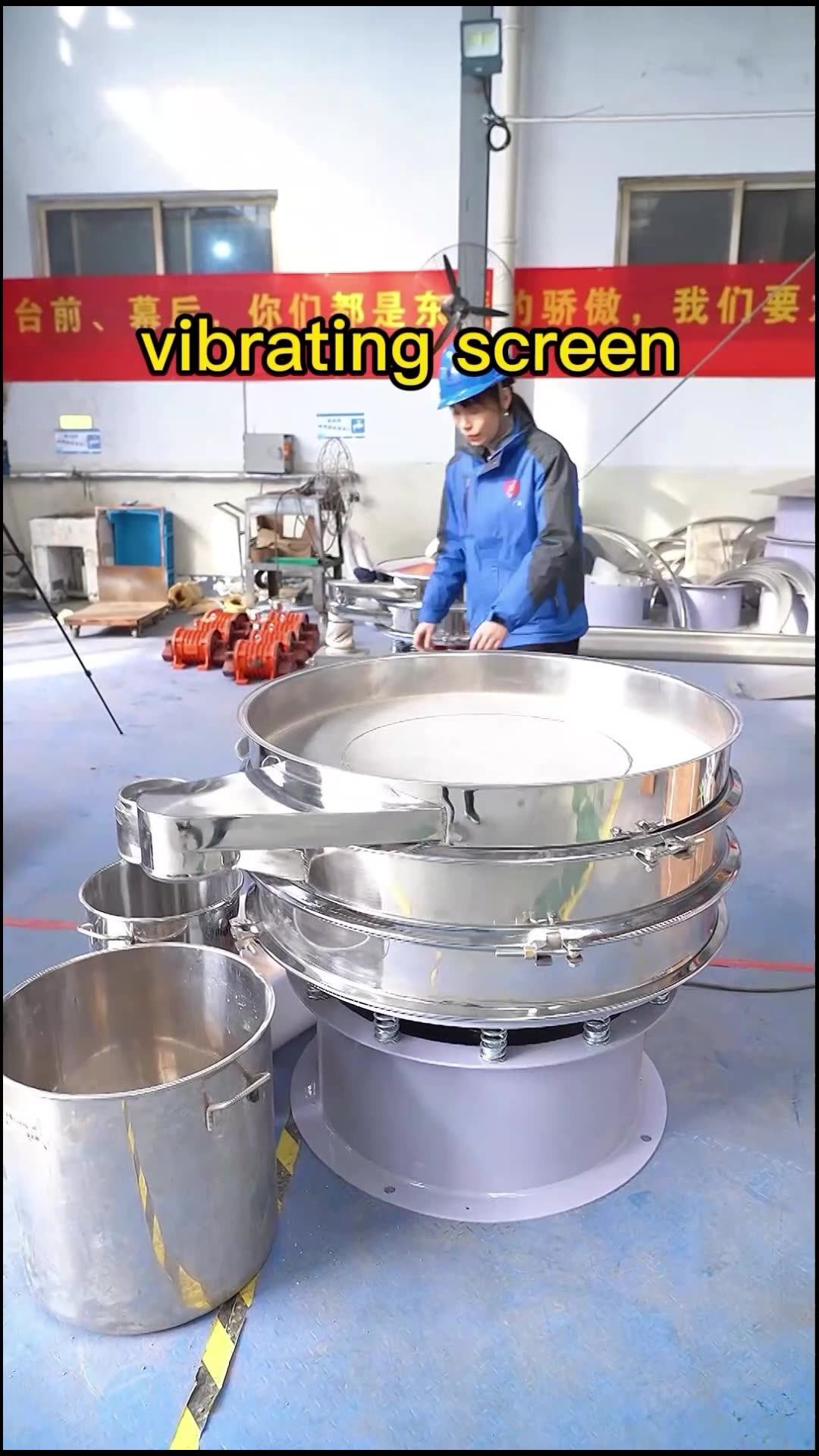 Dzjx Round Vibrating Screen Sieves Sifter For Sasame Sifting And Grading Size Separation/vibro ...