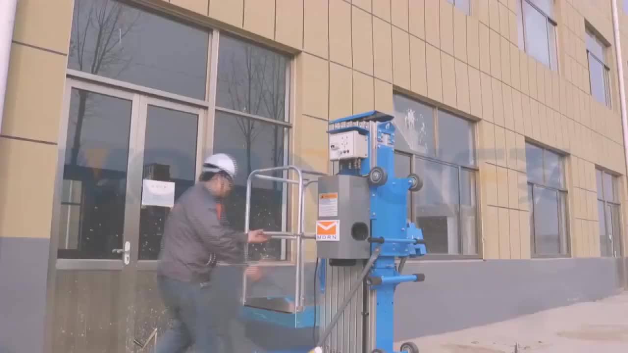 10m Portable Manual One Man Lift Aluminum Single Person Hydraulic Lifts ...