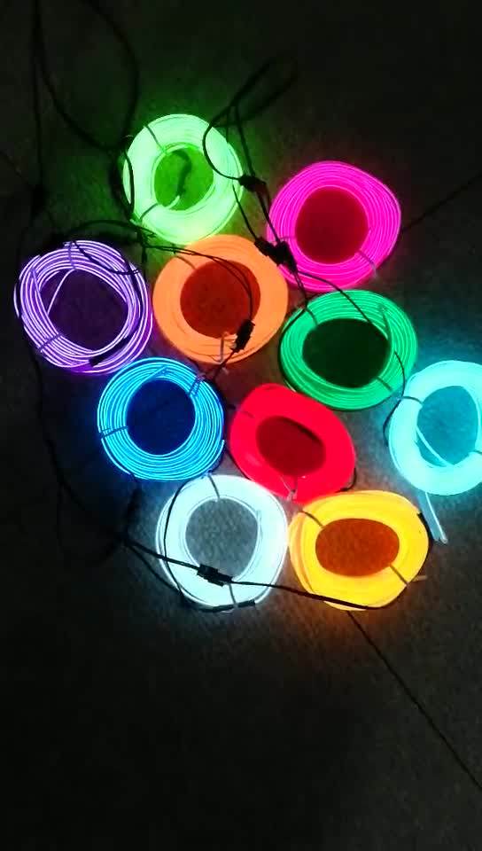 New Neon Light El Wire 10 Colors Led Light Strip With Controller For ...