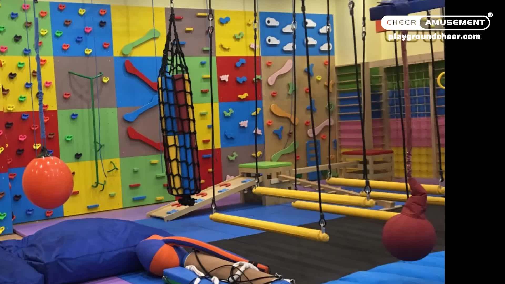 Best Selling Indoor Playground Climbing Rope Kids Ninja Adventure ...