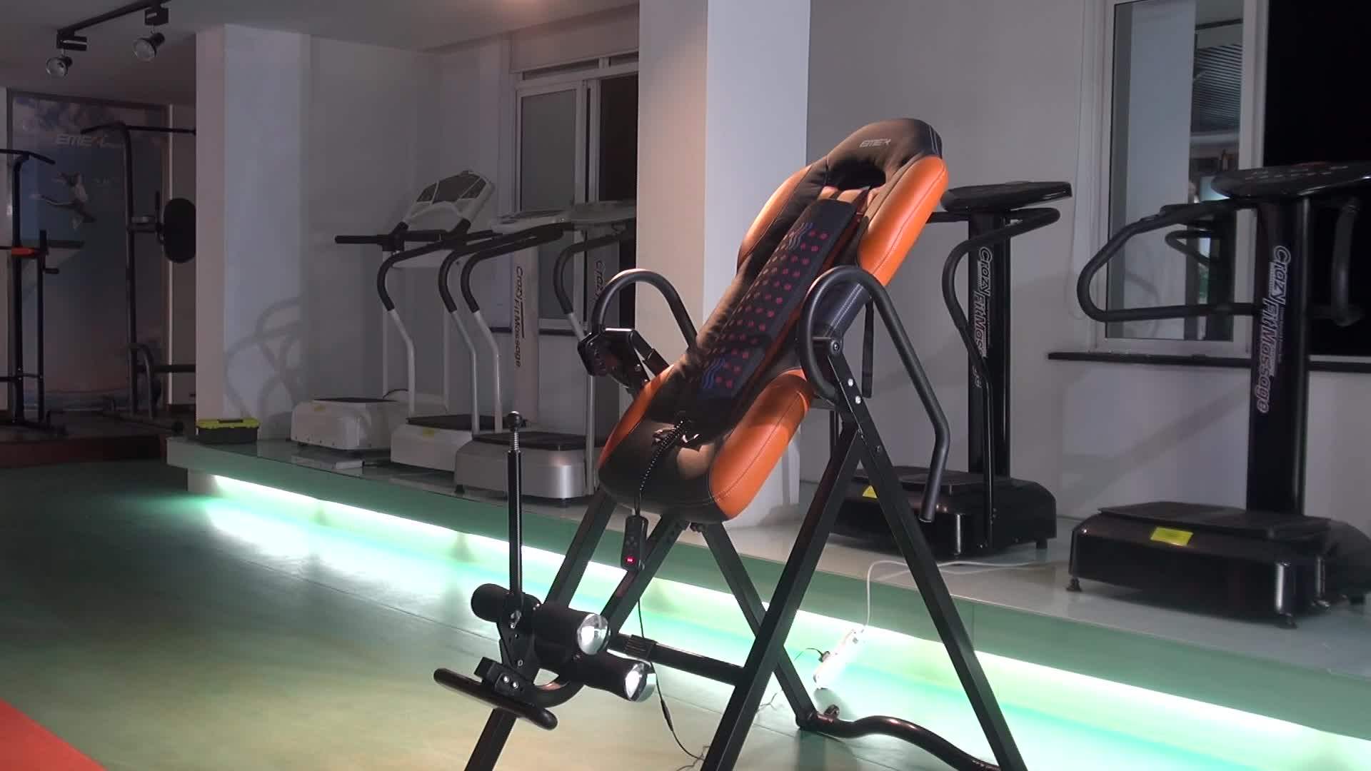 Heavy Duty Inversion Table Vibration Massage And Heat Comfort Back ...