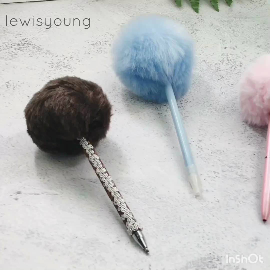 Fluffy Cute Ballpoint Pen Girly Cute Japanese Pens - Buy Cute Japanese ...