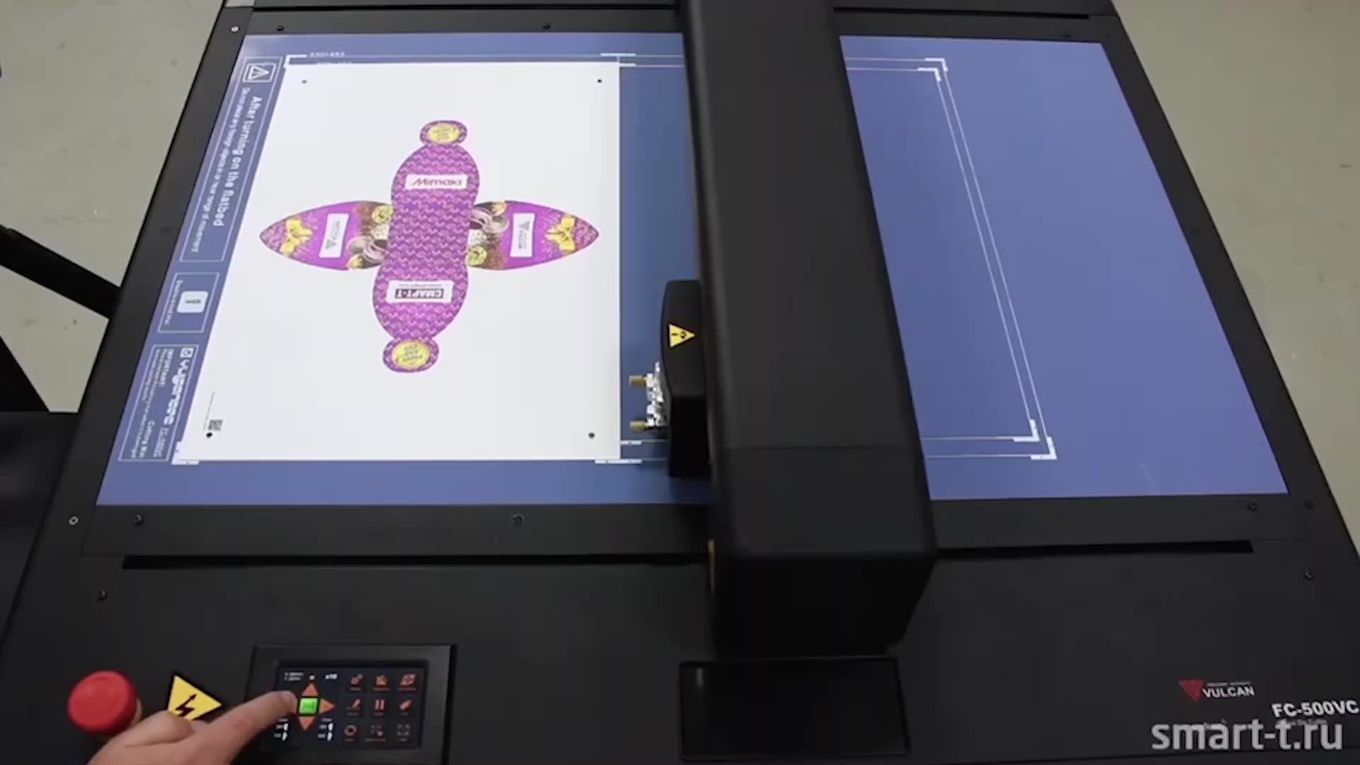 Vulcan Fc500vc Packaging Cardboard Box Cutter Flatbed Cutter Plotter ...