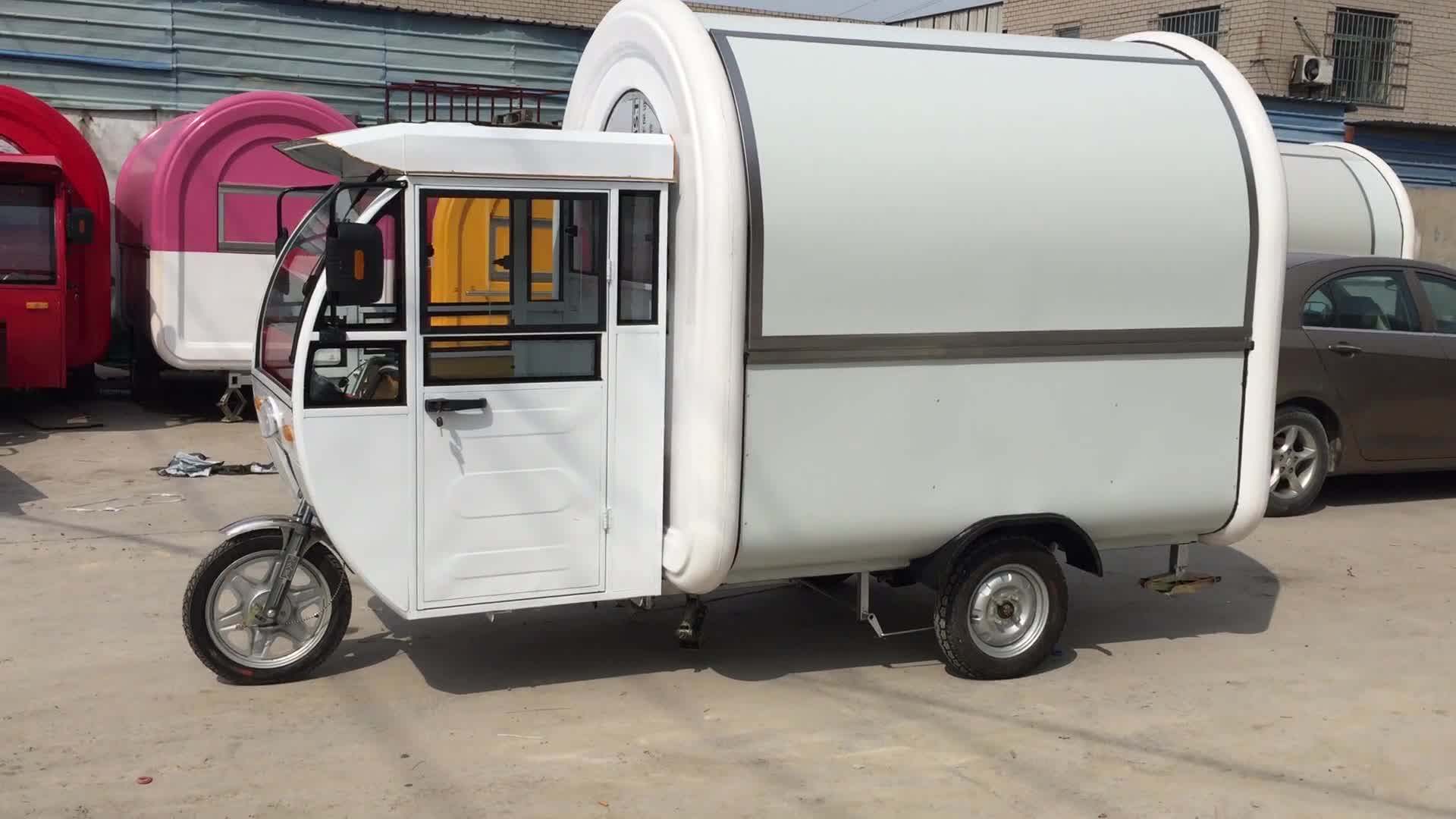 3 Wheels Mobile Kitchen Motorcycle Bike Fast Food Cart - Buy Ice Cream ...