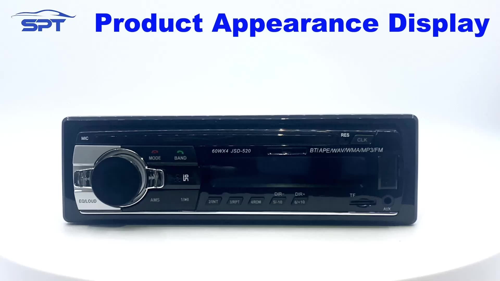 Bt Autoradio Car Stereo Radio Fm Aux Input Receiver Sd Usb Jsd-520 12v ...