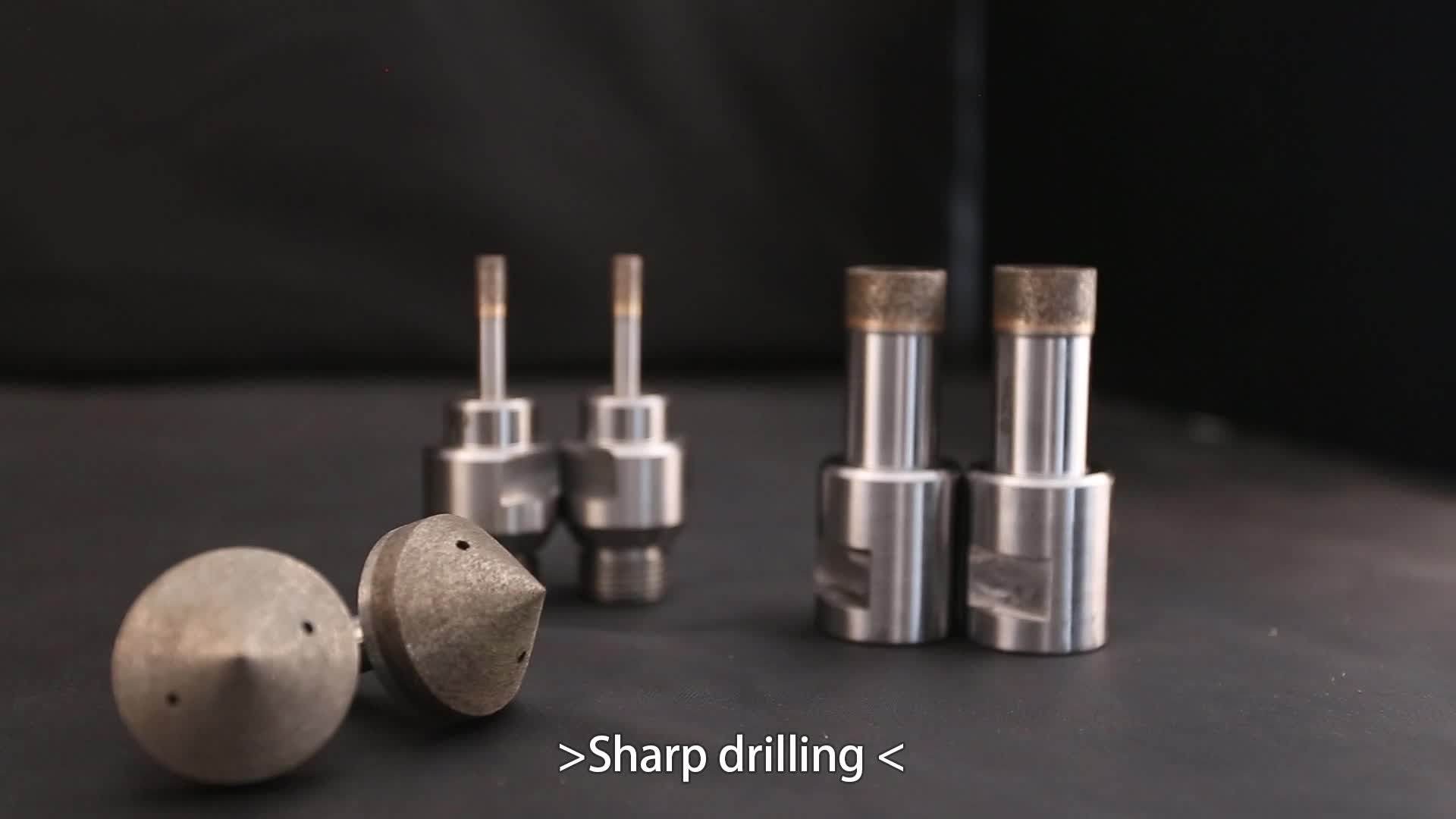 Zhecheng Hongxiang Cnc Diamond Milling Finger Bits Glass Cutting Router ...