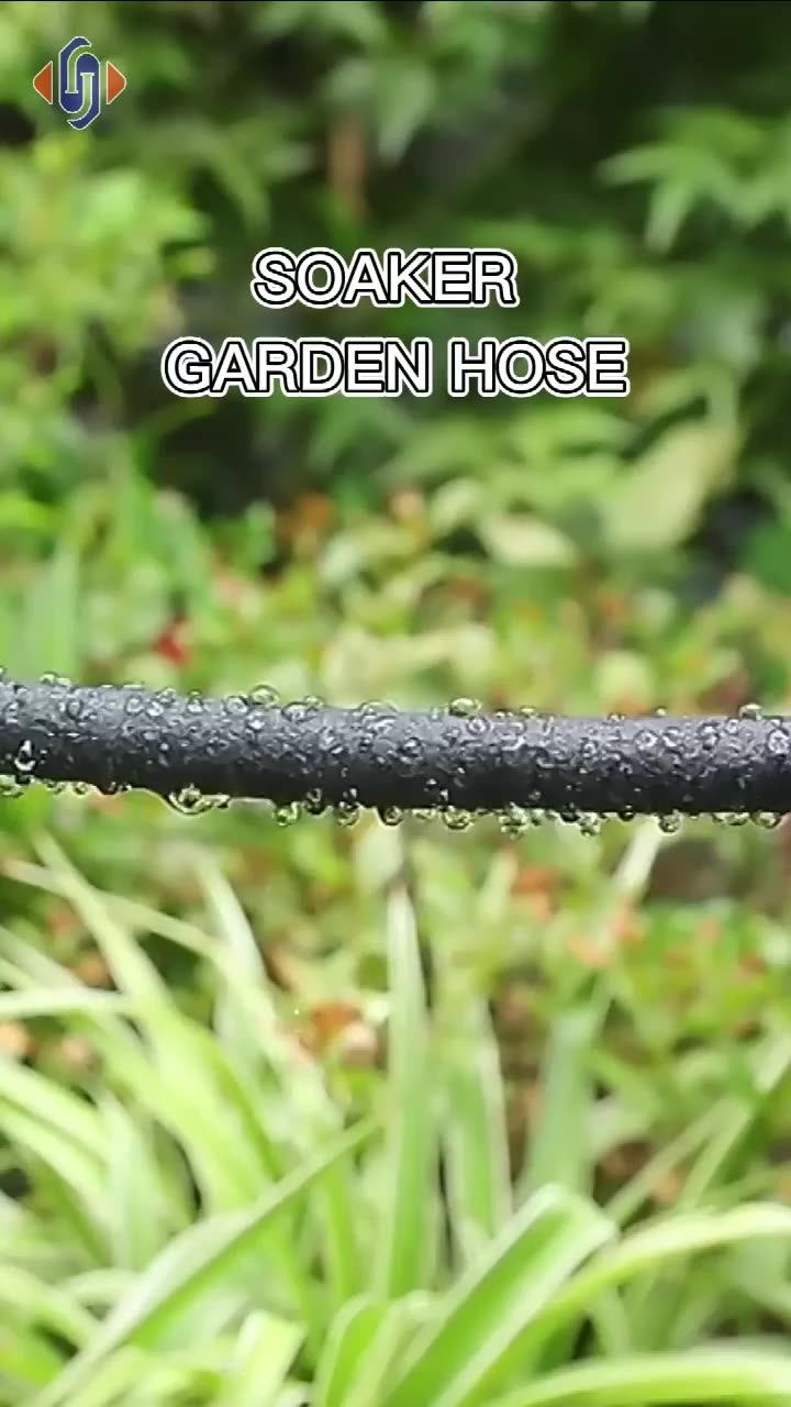 100m Sprinkle Garden Water Spray Porous Drip Manguera Exudante Soaker Hose Rubber Pipe Hoses For ...