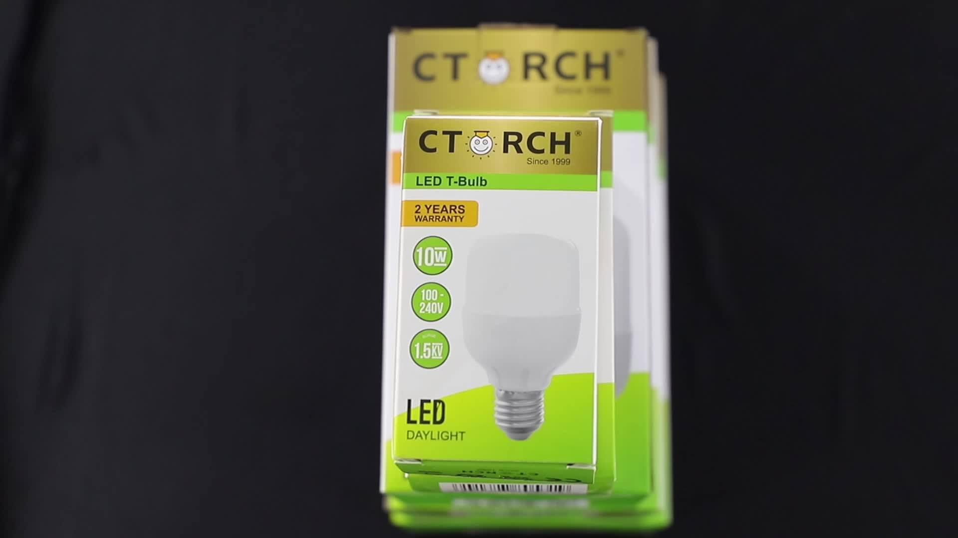 Ctorch Led 15w E27 B22 6500k Diamond 1.5kv Surge Pillar T Bulb - Buy ...