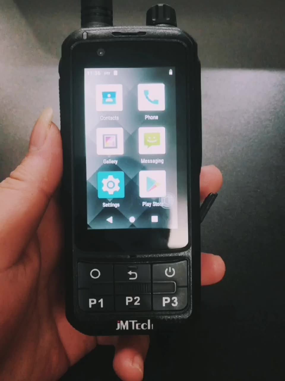 4g New Arrived Big Touch Screen Android 9.0 Poc Radio Mobile Phone With ...