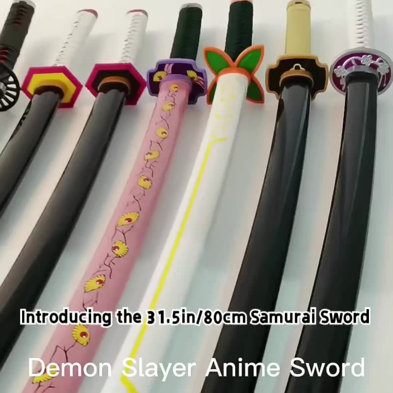 Upgraded Version Kimetsu No Yaiba Original Anime Katana Cosplay Weapon ...