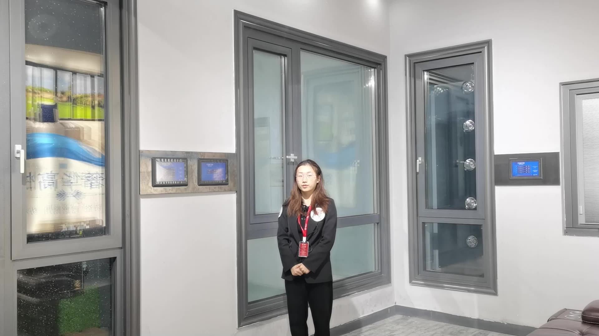 Thermal Break Aluminum Frame Double Glazed Window Casement Windows ...