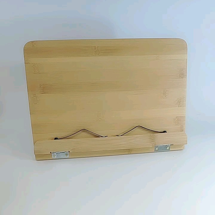 Large Eco Friendly Adjustable Foldable Stand Wood Bamboo Recipe Book ...