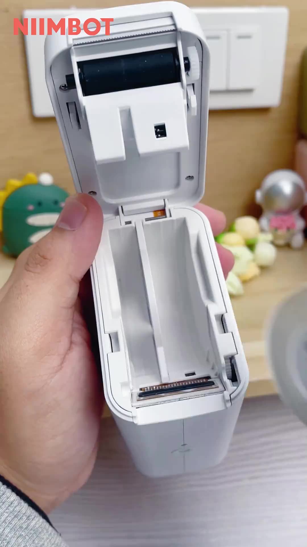 1 Inch Label Maker Wireless Supermarket Thermal Niimbot D101 Label ...