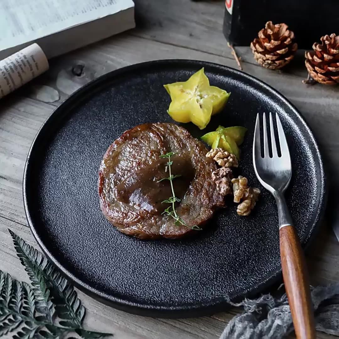 Ceramic Dinner Plates Stoneware Dinnerware Sets Salad Plates For Party ...