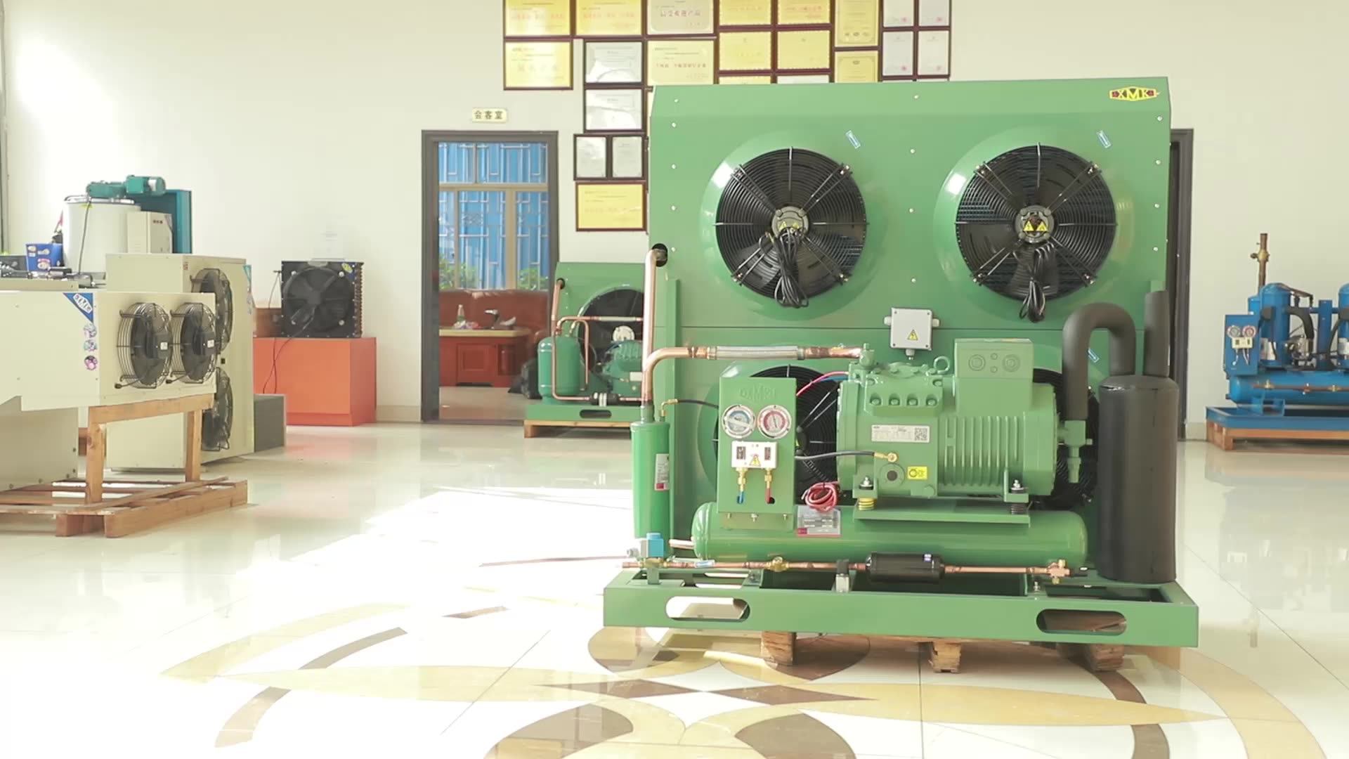 10hp Bitzer Condensing Unit Refrigeration For Cold Storage - Buy ...