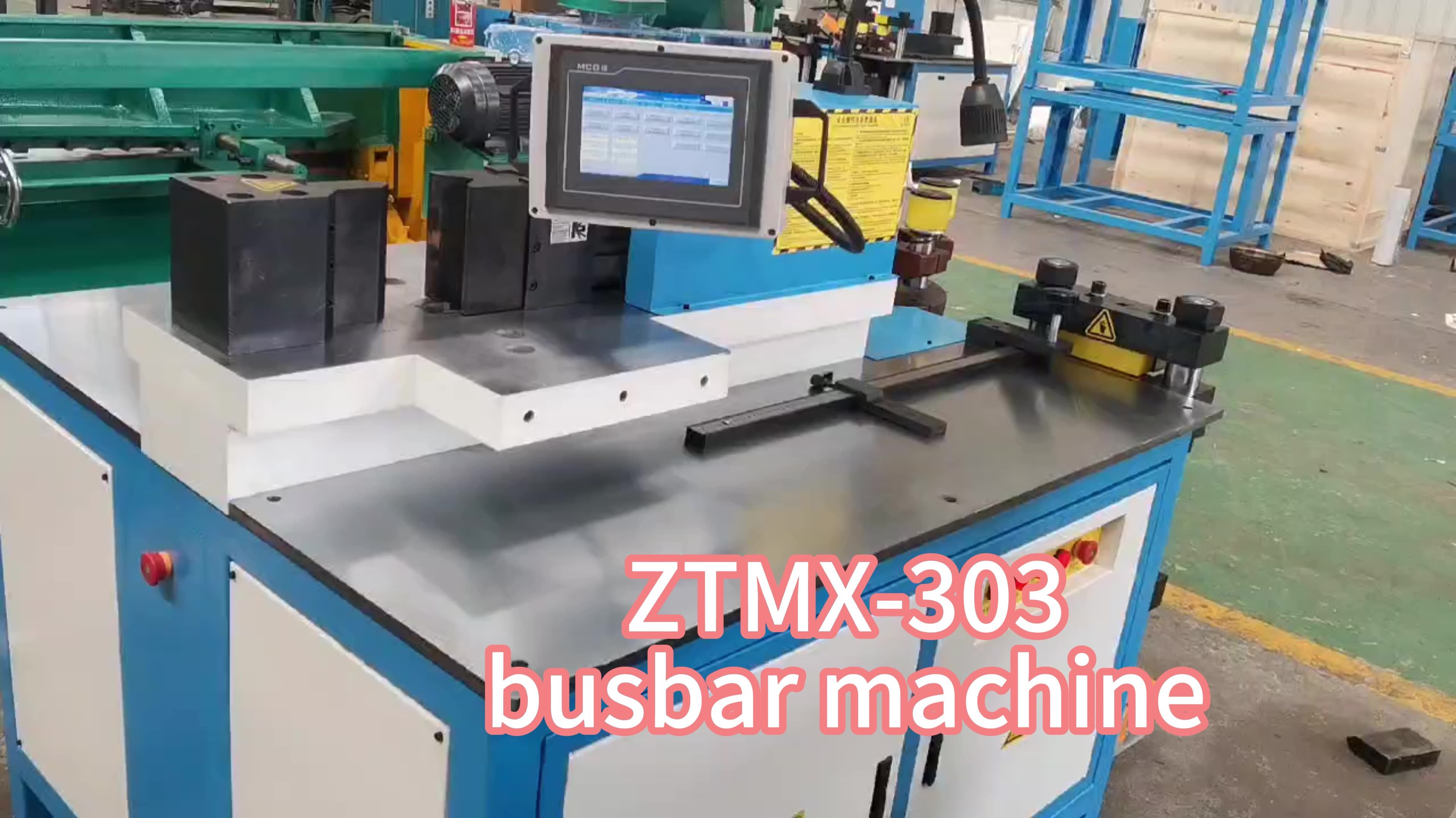 Hydraulic Busbar Cutting Punching Bending Machine Cnc Copper Busbar ...