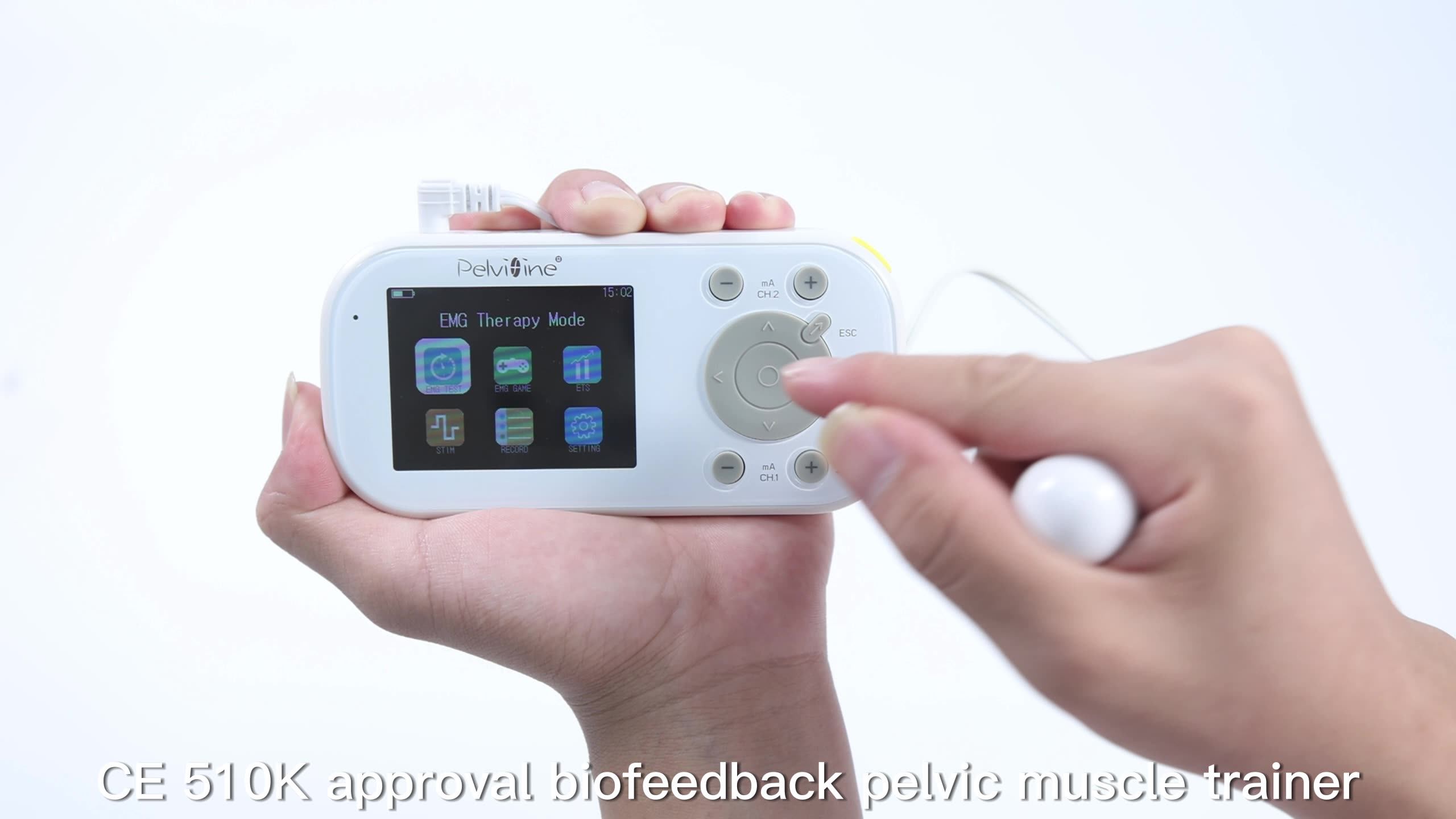 Ce Approved Dual Channel Home Use Kegel Exercise Massager Biofeedback ...