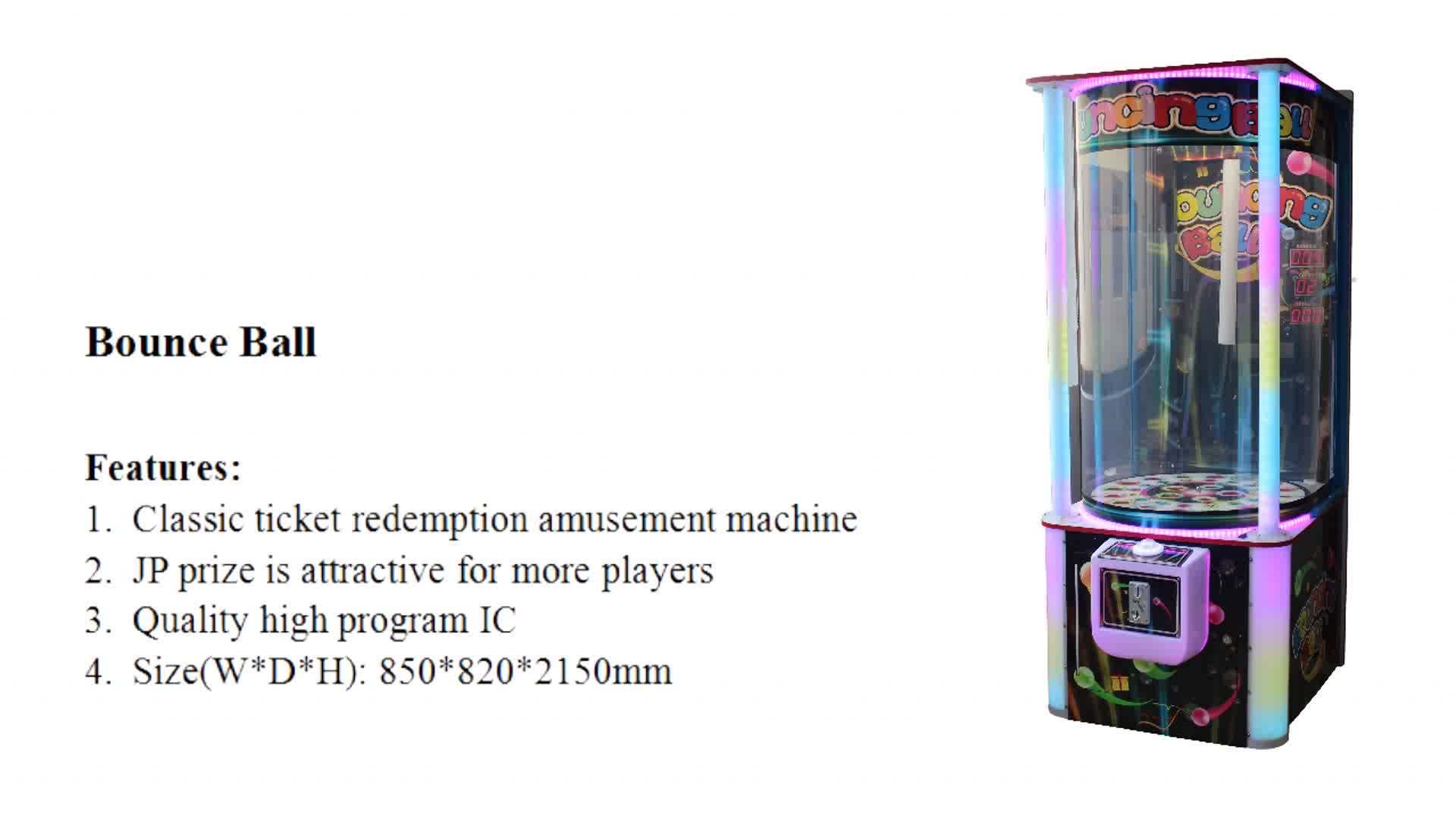 Sunflower Best Income Redemption Game Bouncing Ball Dispenser Machine ...