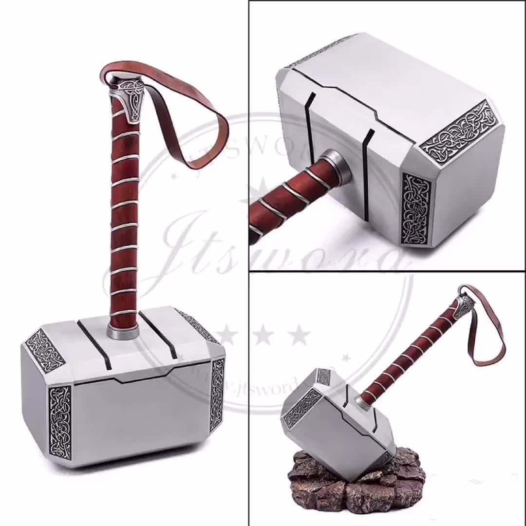 Metal Marvel Props Avenger Mjolnir Thor Hammer Toy - Buy Thor Hammer ...