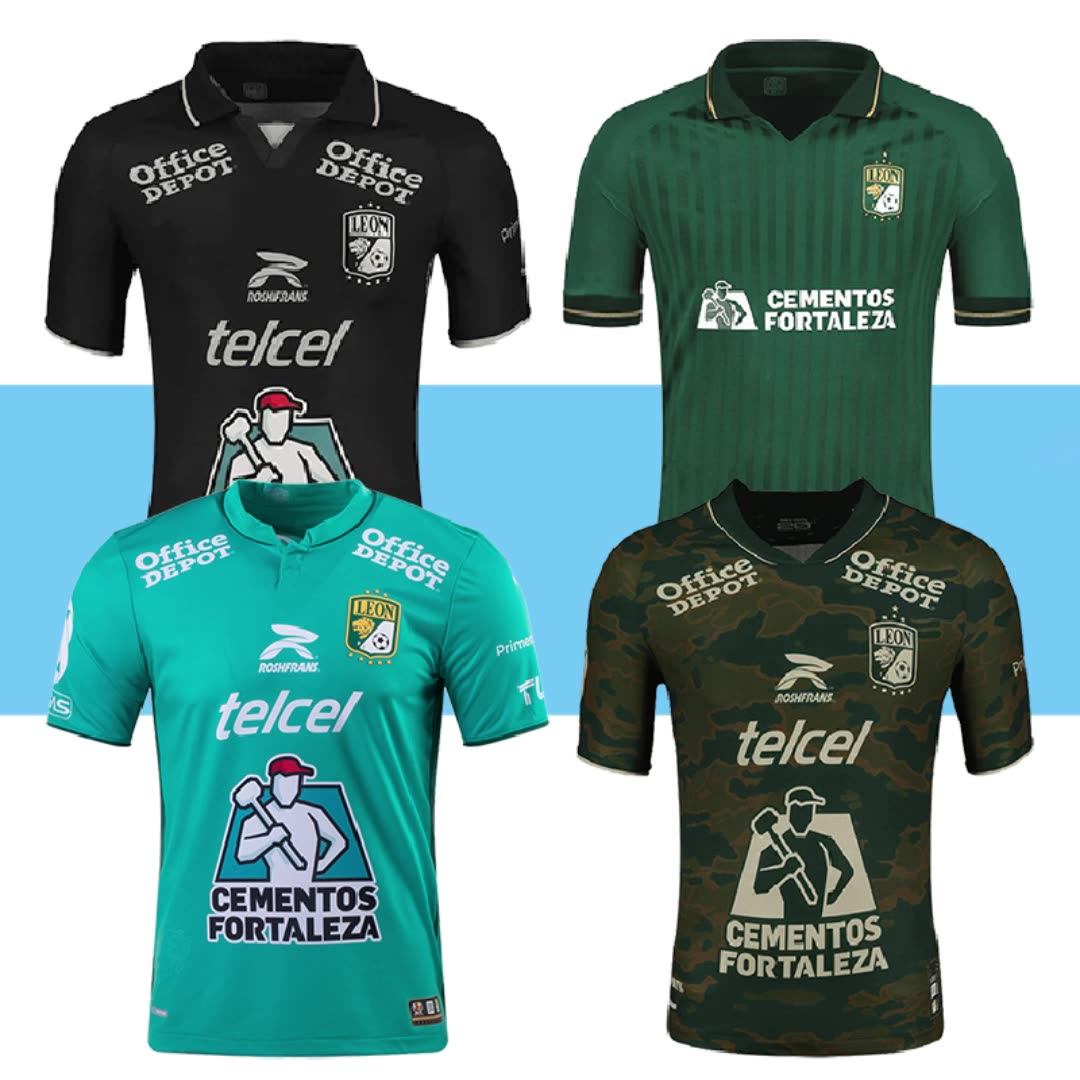 Wholesale 2023 2024 Men's Mexico Club Leon Fc Soccer Jersey Home Away ...