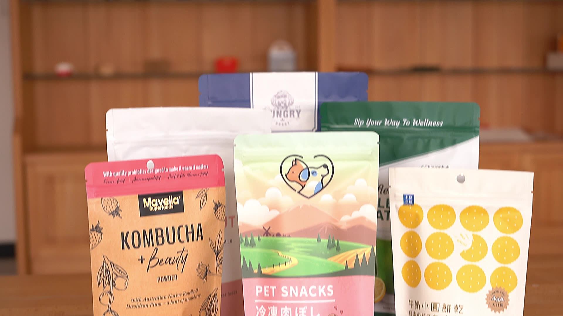 Customized Packaging Stand Up Bag Mylar Zipper Bag Aluminum Foil Pouch ...