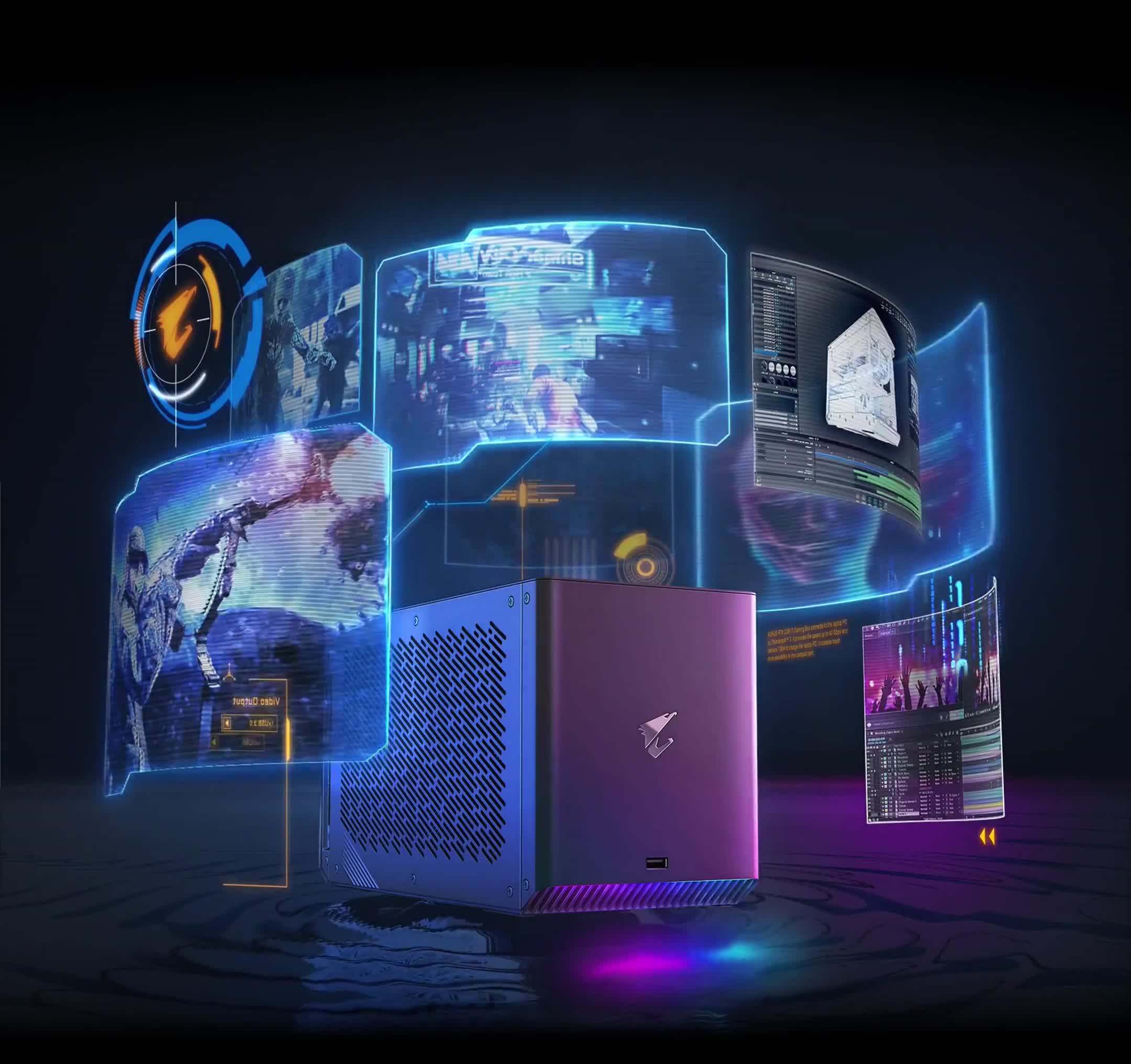 Gigabyte Aorus Rtx 2080 Ti Gaming Box Nvidia Graphics Card Water ...