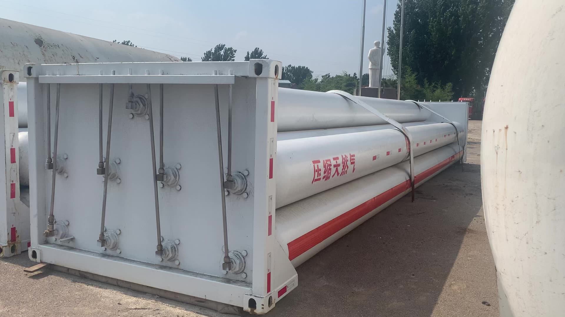 Low Price Used Co2 Lng Cng Tube Transport Lpg Gas Road Tanker Trailer 8 ...