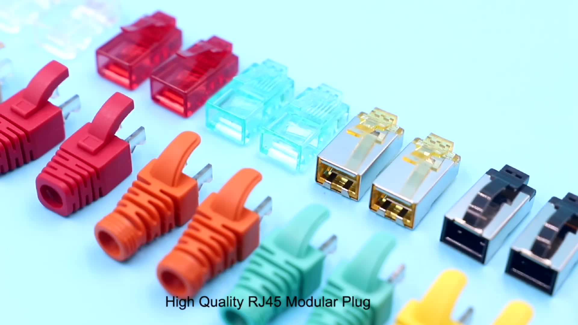 Rj45 Plug Boot For Cat 6 Cat 5e Utp Stp Connector Plug Cover Rubber ...