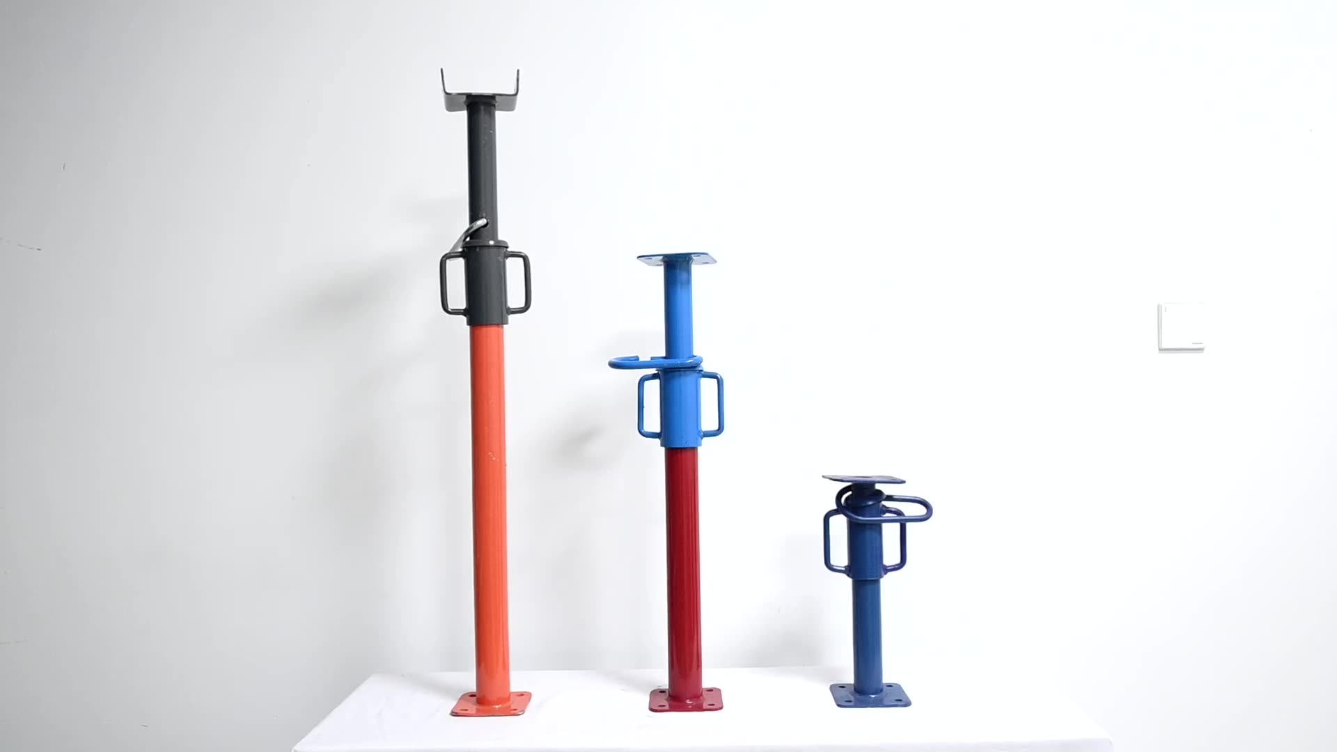 Scaffold Prop Shoring Jacks Galvanized Adjustable Scaffolding Formwork ...