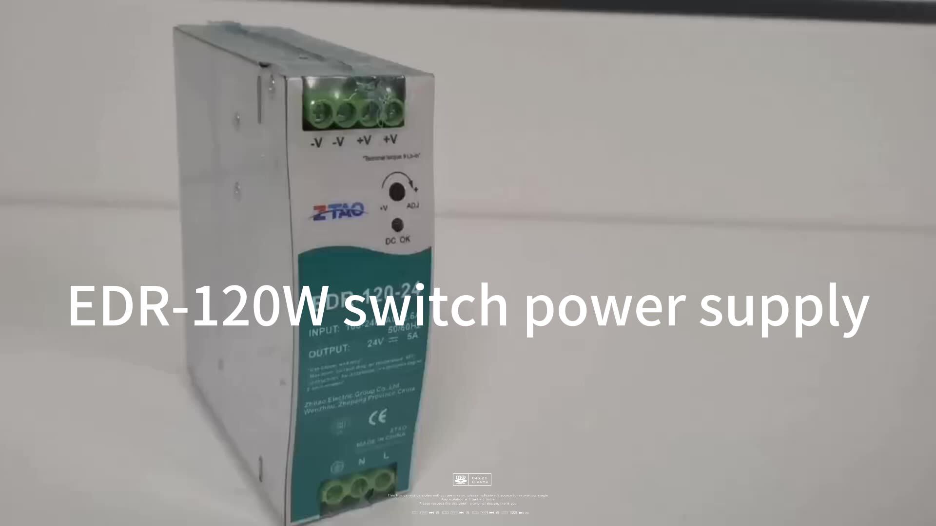 Din Rail Edr-120 120w 48v 2.5a Wholesale Dc Output Industrial Power ...