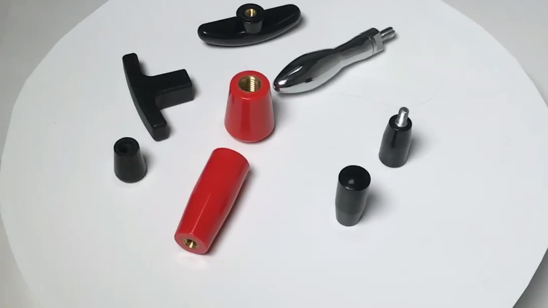 M4 M6 M8 Stainless Steel Knurled Star Knob Flower Knob Colorful Nylon ...