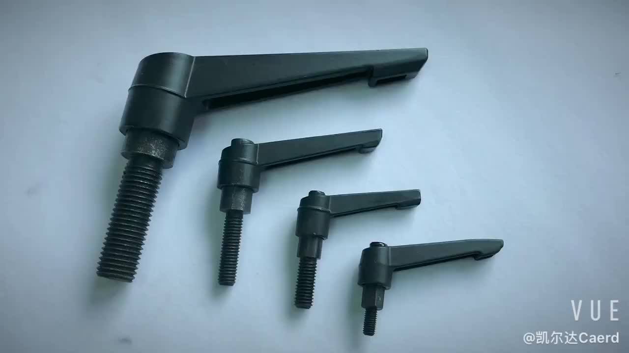 M6 Adjustable Clamping Lever Straight Handle For Cnc Machine - Buy ...