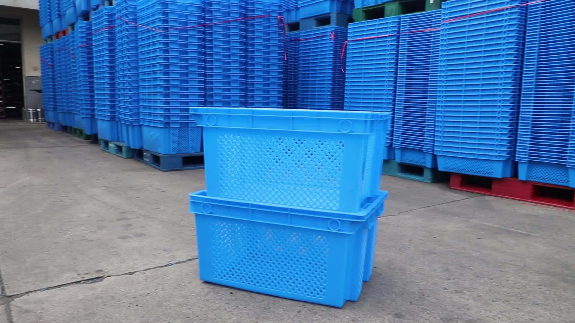 Customized Stacked Nested Plastic Turnover Box - Buy Plastic Turnover ...