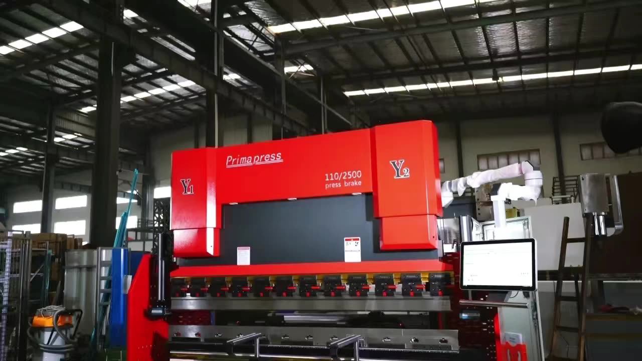 100t/3200 Tp10s Cnc Automatic Bending Center Panel Bender Press Brake For Sheet Metal Plate ...