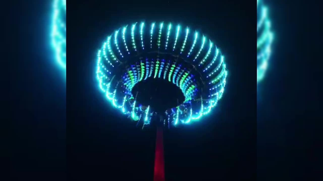 Outdoor Decorative Large Metal Art Energy Wind Sculpture Modern ...