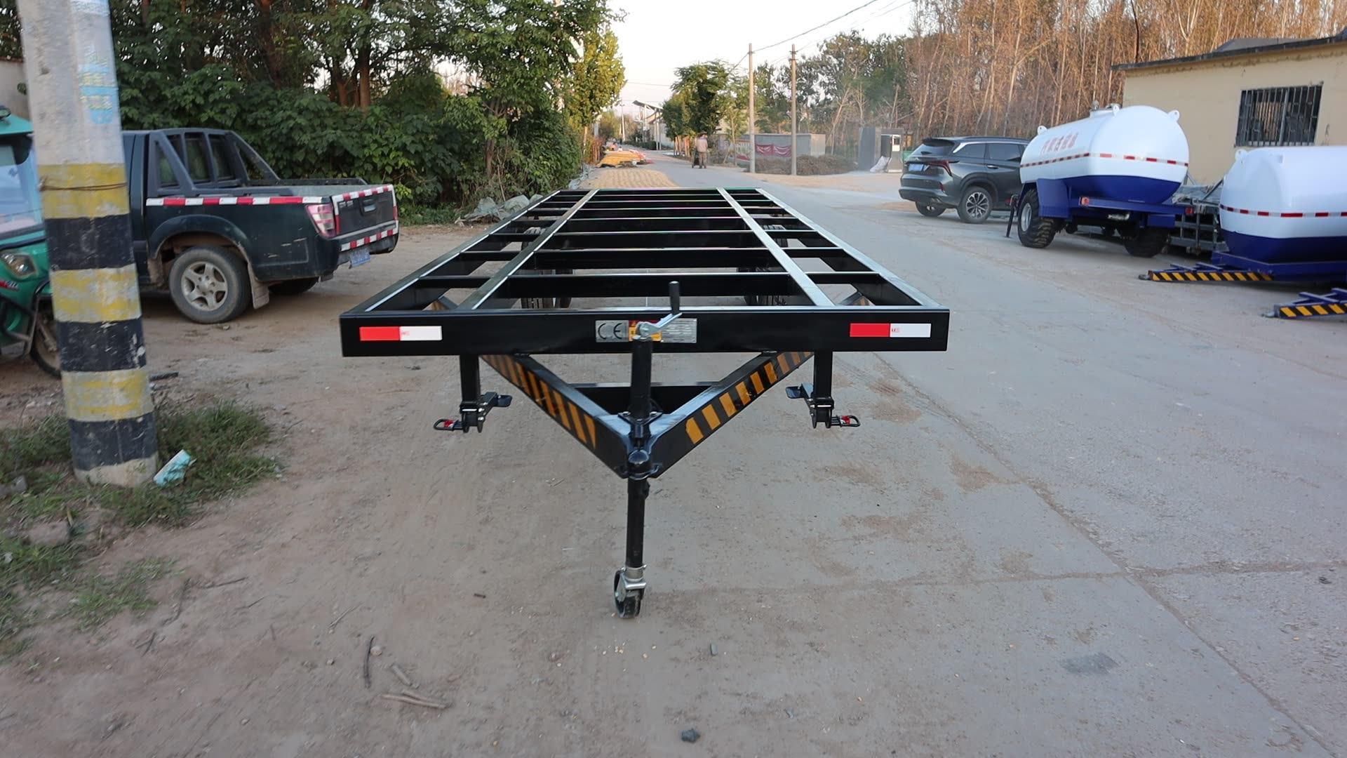 Mobile Flatpack Container Homes Trailer Tiny House On Trailer - Buy ...