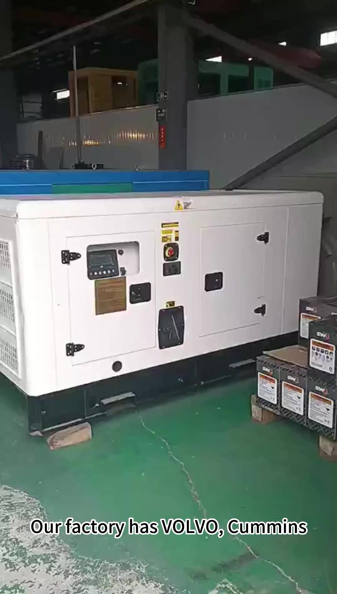 Shx 250kva 200kw 3 Phase Genset Chinese Silent Type Soundproof Diesel ...