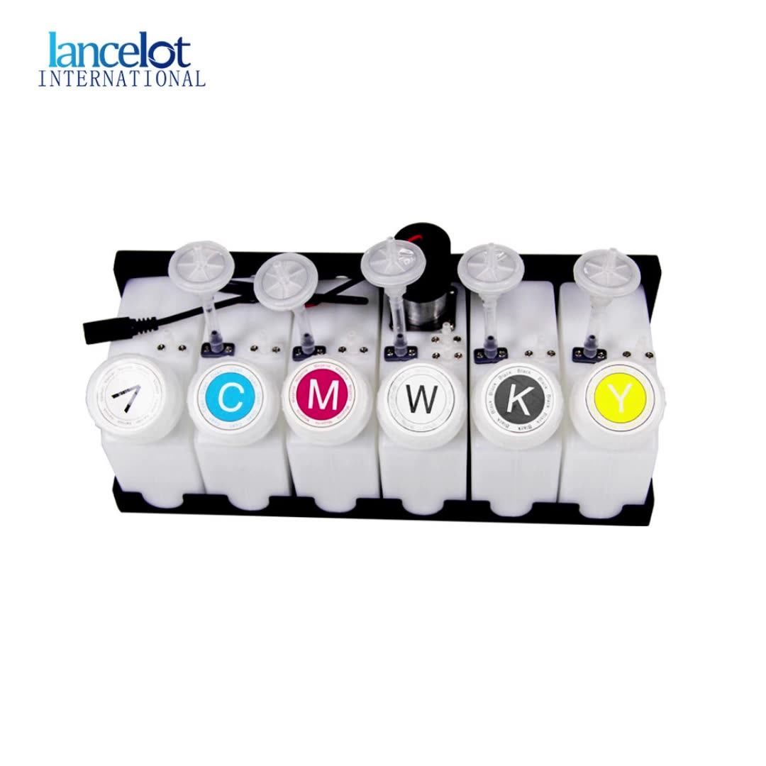 Lancelot Ciss White Ink System Cmyk Ink Tank Kit For Epson L1800 Dtf ...