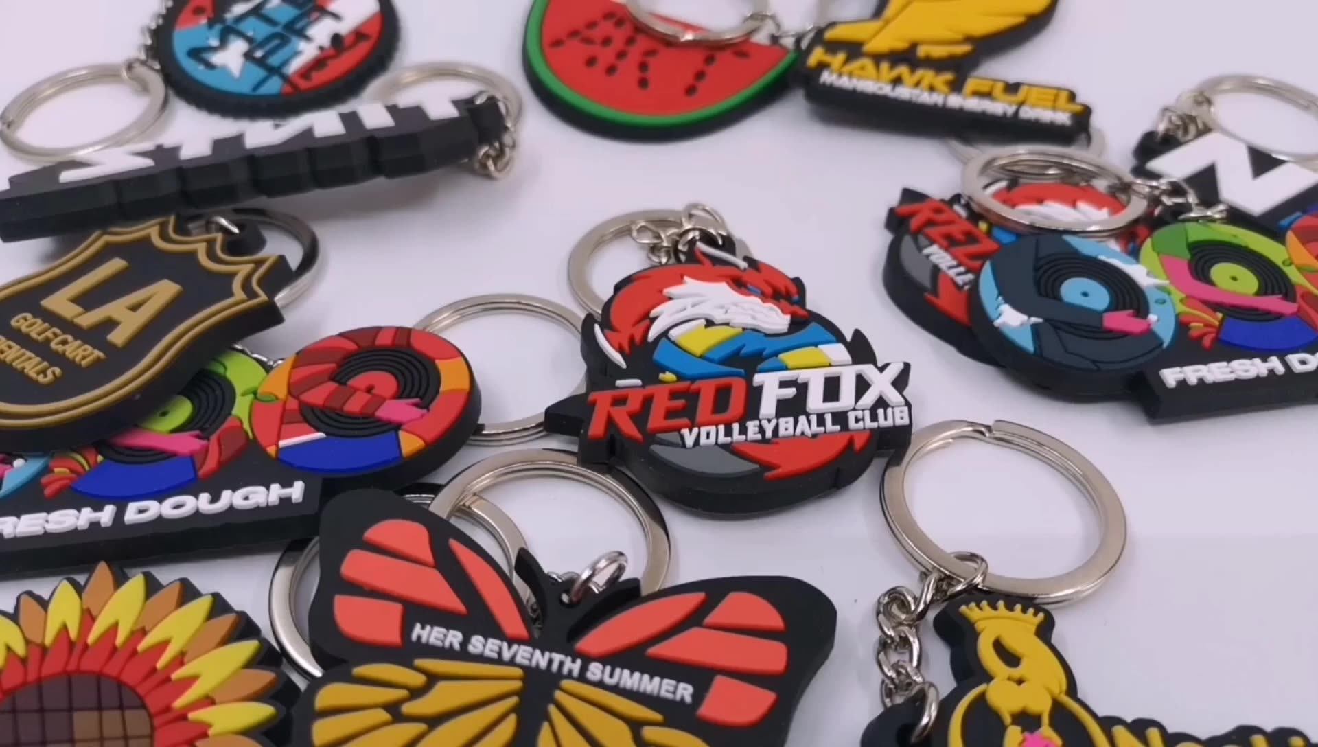 Custom Rubber 3d Soft Pvc Keychain,Plastic Customized Name Keychain Pvc ...