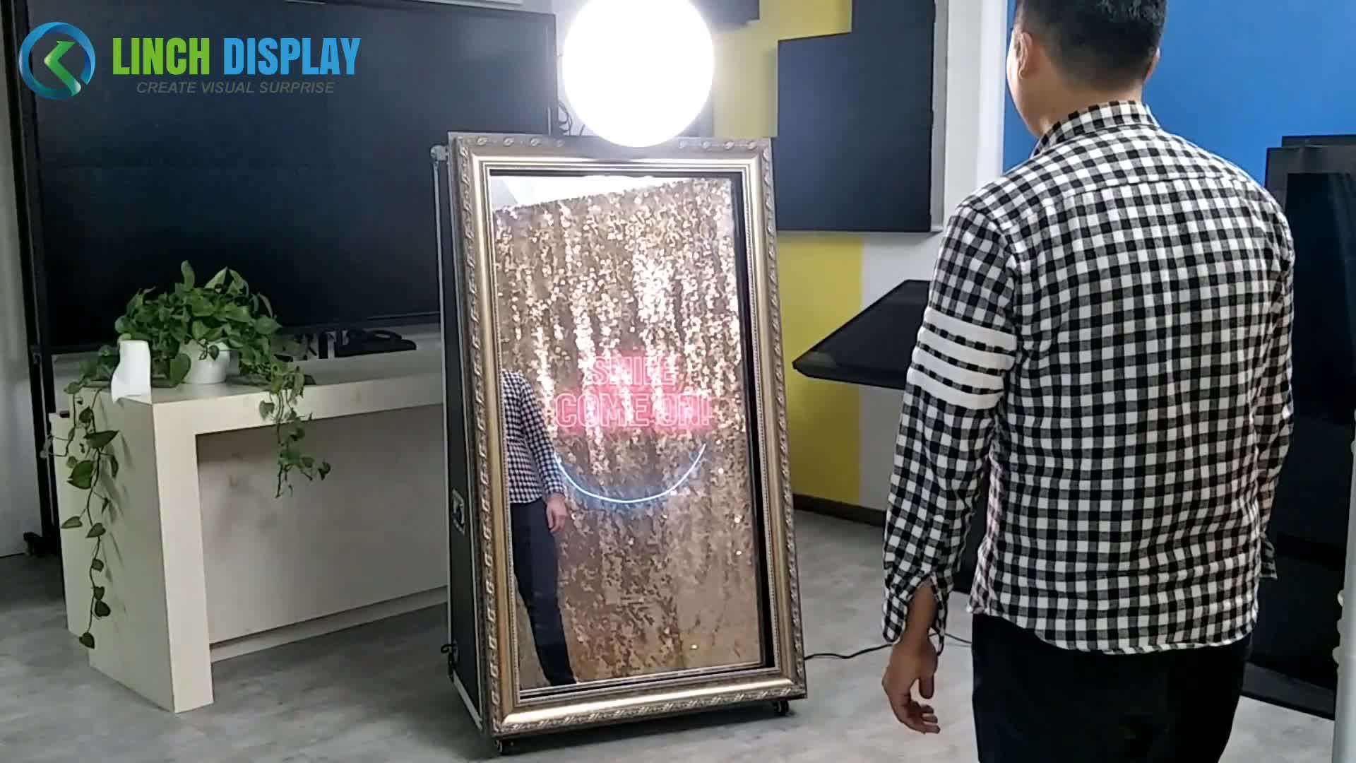 Alibaba Best Supplier 65 Inch Multi Touch 3d Selfie Mirror Photo Booth ...
