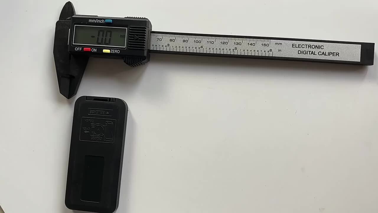 Ditron Carbon Fiber Plastic Vernier Calipers Measuring Tools Thickness ...
