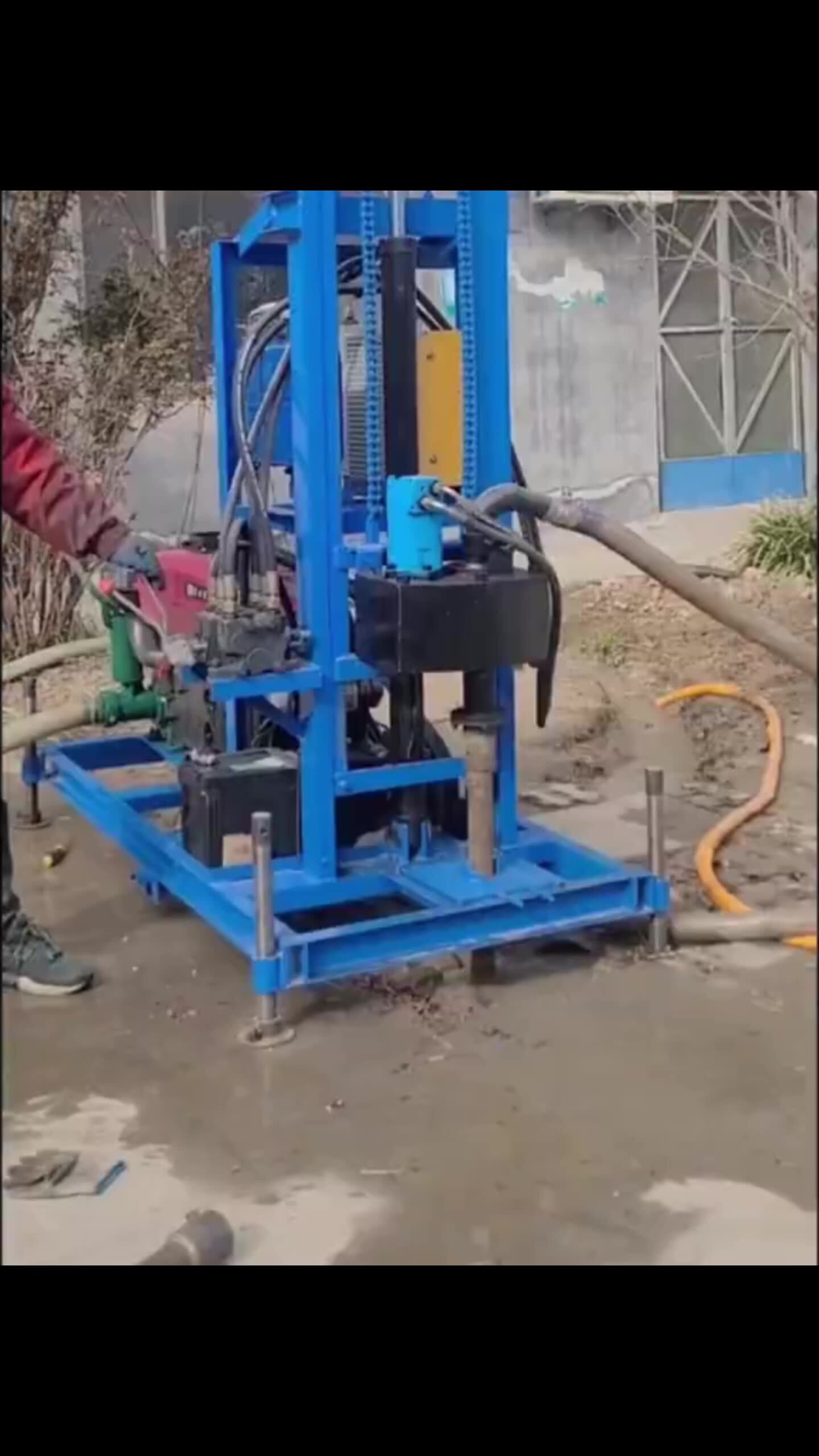 2024 Mini Water Well Drilling Rig Is Portable And Can Be Used At Home ...