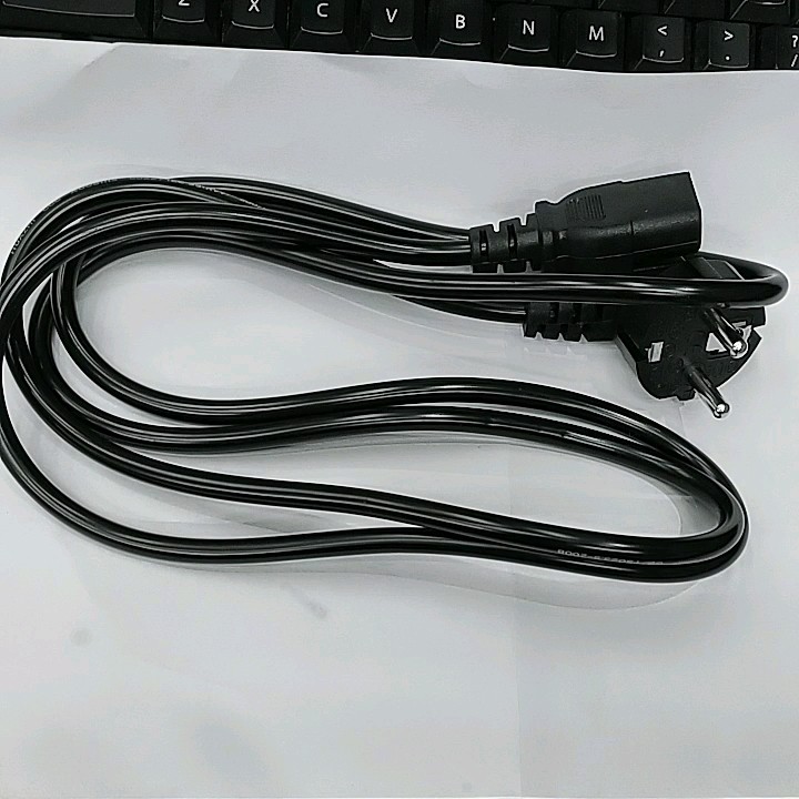 1.5m 1.8m Black High Quality Eu Power Cord With Copper For Laptop ...