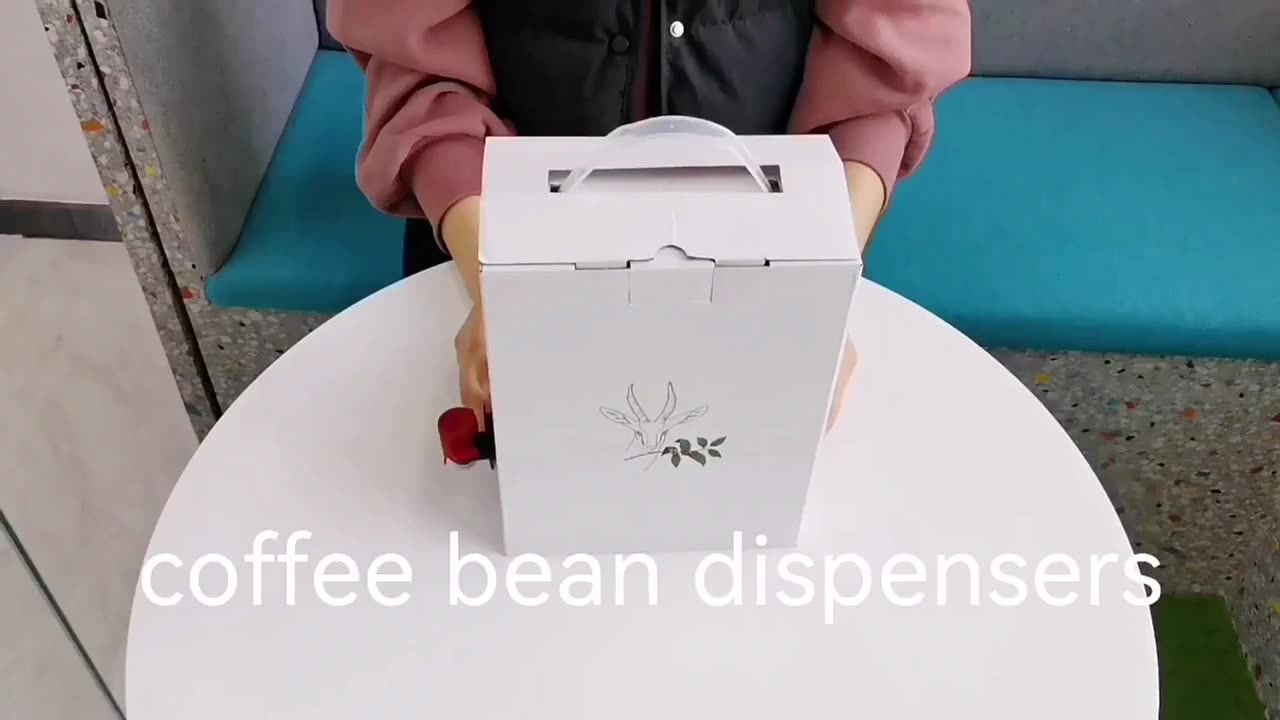 White Background Disposable Corrugated Board Dispenser For Cappuccino ...