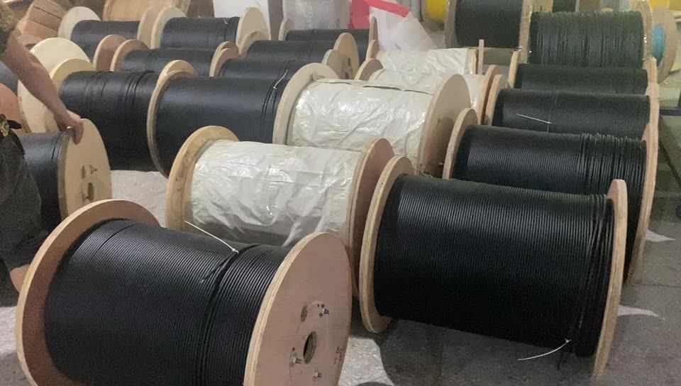 Manufactured Optic Cable Single Mode G652d Fiber Optic Cable Frp 24 36 ...