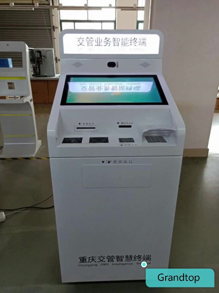 Outdoor Smart Parking Lot Payment Machine Kiosk With Barcode Scanner ...
