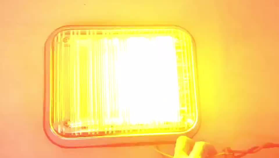 Dc12v 24v 40w Ambulance Truck Square Side Flashing Emergency Blinker ...