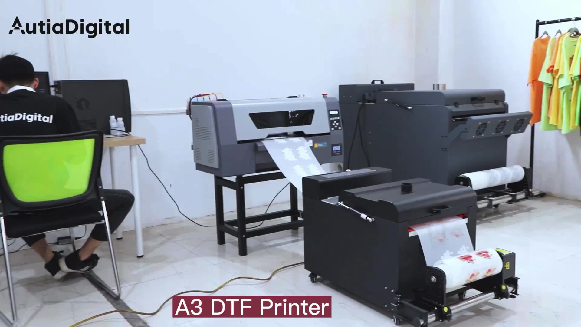 Guangzhou A3 Dtf Inkjet Printer Kit Heat Transfer T-shirt Printing ...
